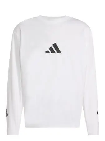 Adidas Z.n.e. Long Sleeve Tee Shirt - White Black