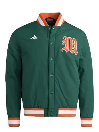 Adidas Coaches Dugout Jacket - Miami Dark Green