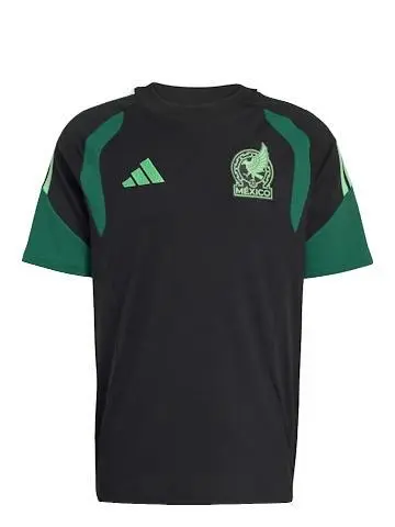 Adidas Mexico 2026 Tiro Sweat Tee Shirt - Black