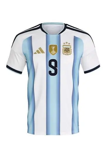 Adidas Argentina 26 Home Alvarez Jersey/arqsax - White/icey Blue/soccr