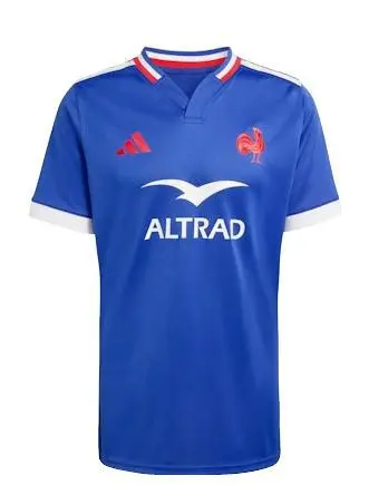 Adidas France Rugby Replica Jersey - Semi Lucid Blue