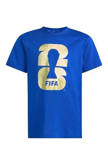 Adidas Fifa World Cup 2026 Official Emblem T-shirt - Royal Blue