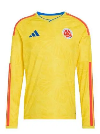 Adidas Colombia 26 Home Long Sleeve Jersey - Impact Yellow