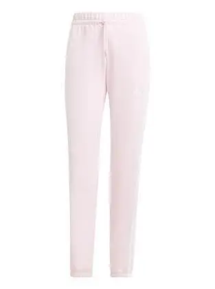 Adidas Essentials 3-stripes French Terry Cuffed Pants - Clear Pink/white