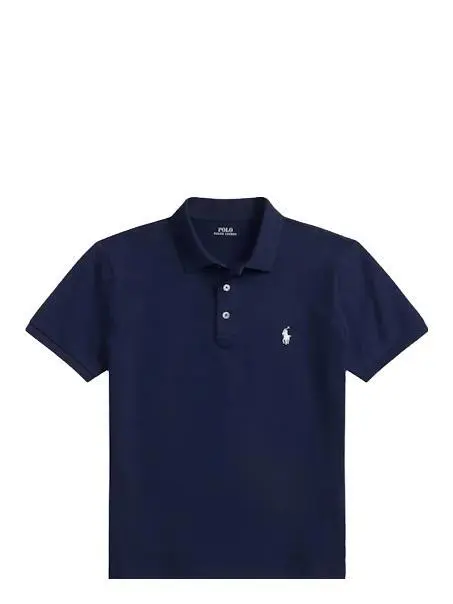 Polo Ralph Lauren Short-sleeve Stretch Mesh Polo - Smoke