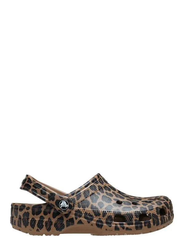 CROCS Classic Animal Print Clog - Sepia/leopard