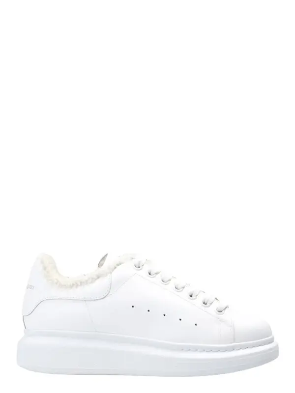Alexander McQueen Oversized Shearling - White
