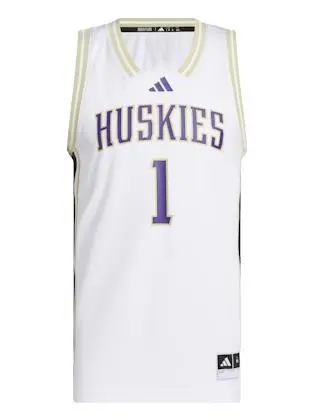 Adidas Huskies Home Swingman Jersey - Washington White