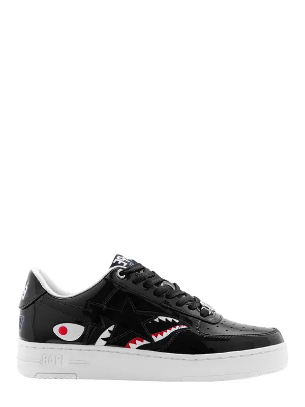 A BATHING APE Sta #3 Shark Sneakers - Black