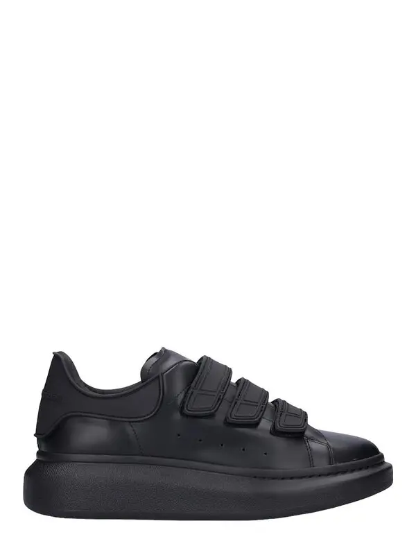 Alexander McQueen Oversized Touchstrap Sneakers - Black