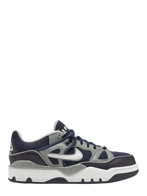 Nike Air Force 3 Low Sp Nigo Pendleton College Pack Ogin Edition - Midnight Navy Blue/shadow Grey/off White