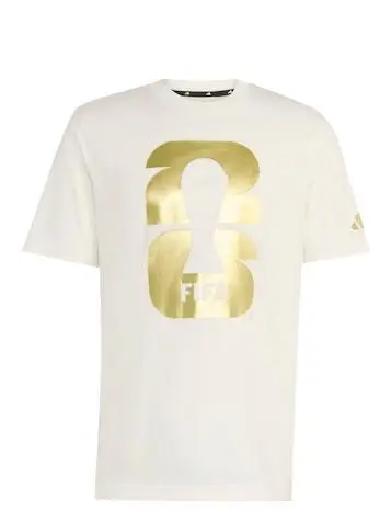 Adidas Fifa World Cup 2026 Official Emblem T-shirt - Core White