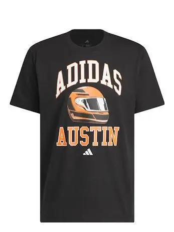 Adidas Austin Helmet Tee Shirt - Black