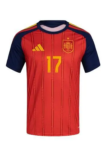 Adidas Spain 26 Home Jerseysnj - Vivid Red/soccr/seu