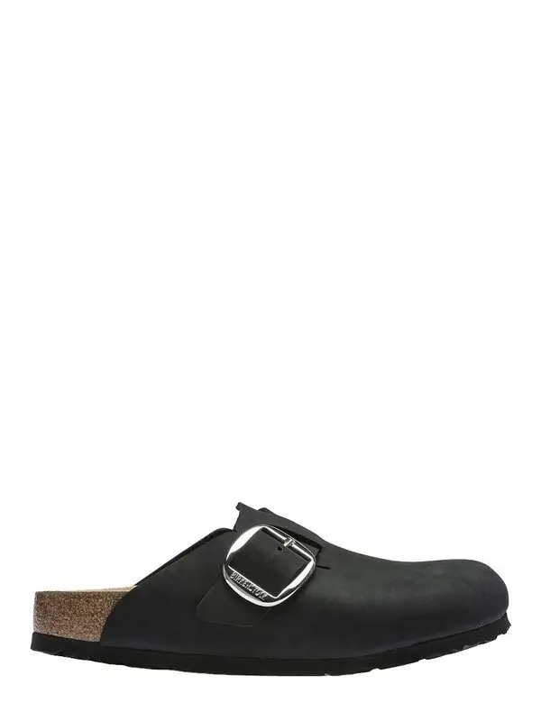 BIRKENSTOCK Boston Big Buckle Nubuck - Black