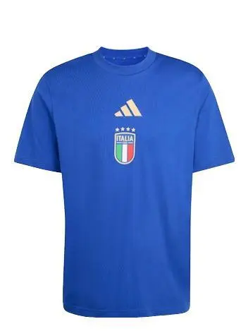 Adidas Italy Dna Graphic T-shirt - Bold Blue
