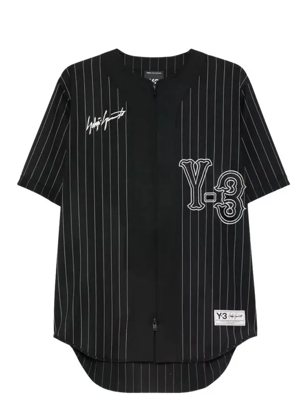Y3 Striped Shirt - Black