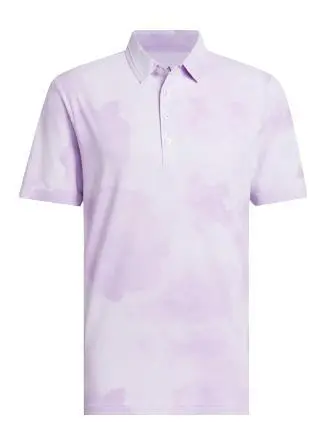 Adidas Ultimate365 Printed Cool Feeling Tour Polo Shirt - Powder Plum Purple Tint