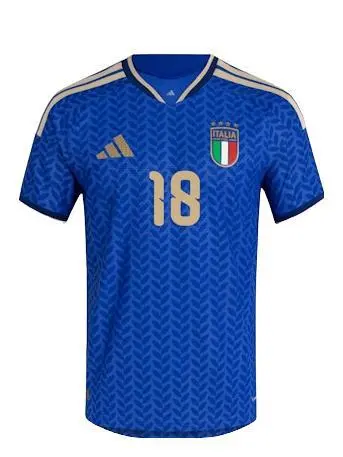 Adidas Italy 2026 Home Authentic Jersey - Bold Blue