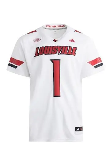 Adidas Cardinals Premier Away Jersey - Louisville White
