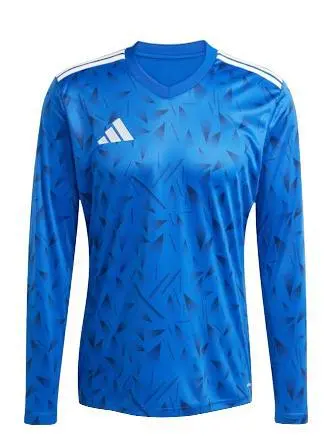 Adidas Team Icon 25 Long Sleeve Jersey - Royal Blue White