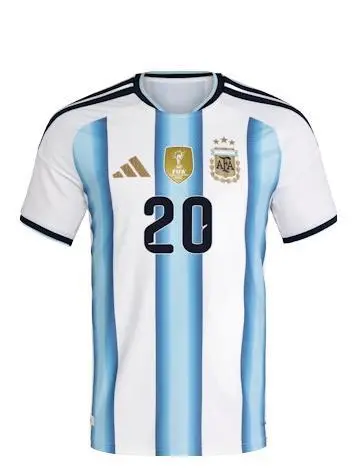 Adidas Argentina 2026 Home Authentic Jersey - White Icey Blue