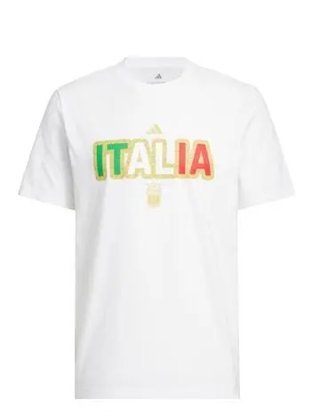 Adidas Fifa World Cup 2026 Italy Home Graphic Tee Shirt - White
