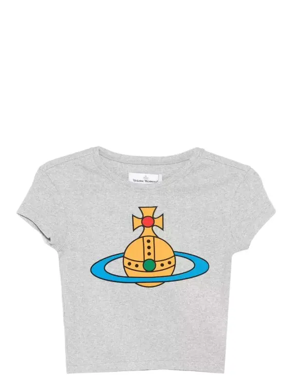 VIVIENNE WESTWOOD Orb Baby Peru T-shirt - Grey