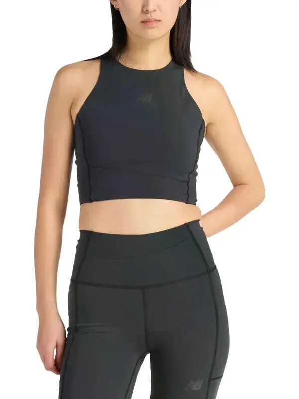 NEW BALANCE Elite Storage Crop Tank - Grey