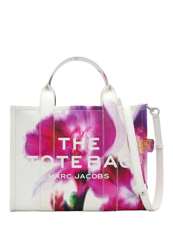 Marc Jacobs The Medium Tote Future Floral - White Multi Flower
