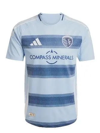 Adidas Sporting City 25/26 Home Authentic Jersey - Glow Blue