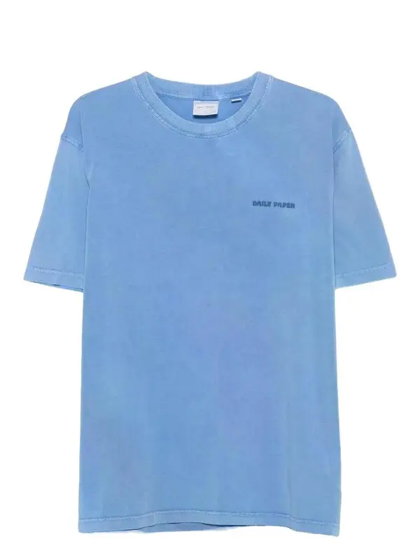 DAILY PAPER Logo Detail T-shirt - Blue