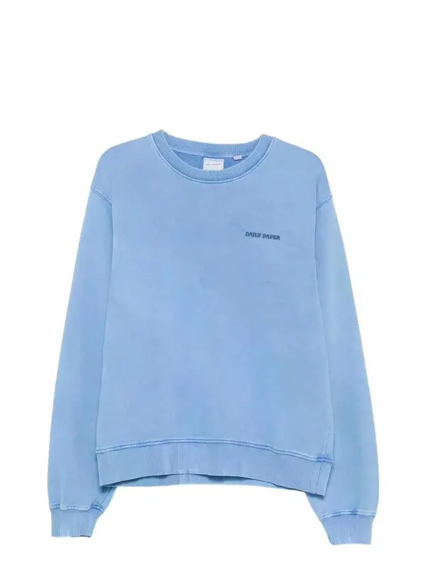 DAILY PAPER Logo Crewneck Sweatshirt - Blue
