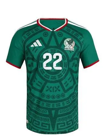 Adidas Mexico 2026 Home Authentic Jersey - Bold Green Soccr/mxs/sxd