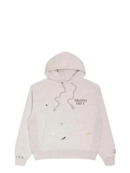 GALLERY DEPT. Gd Paint Logo Hoodie - Light Heather