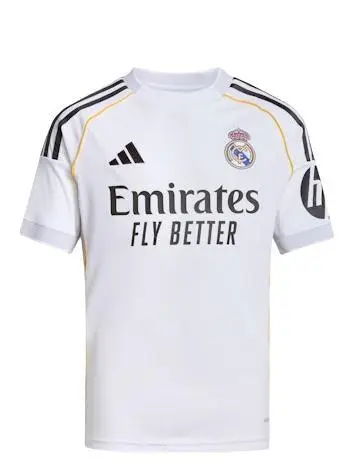 Adidas Real Madrid 25/26 Home Vini Jr Jersey - White/soccr/rms