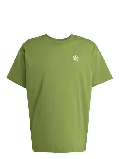 Adidas Trefoil Essentials Oversized Tee Shirt - Tech Olive