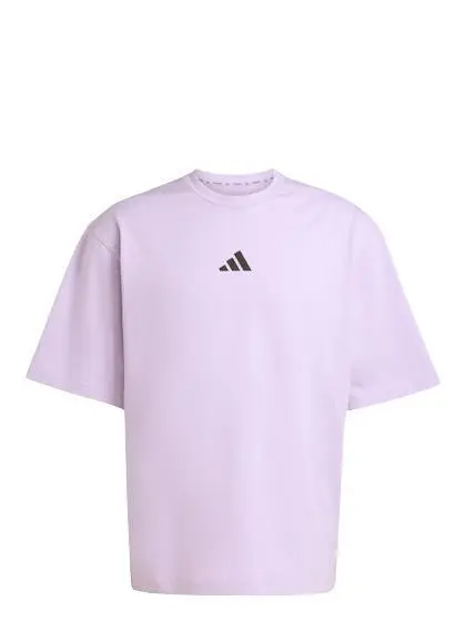 Adidas Power Oversize Tee Shirt - Powder Plum