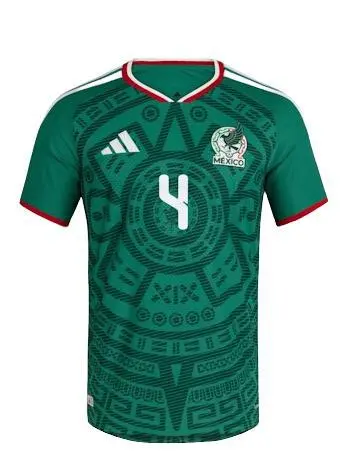 Adidas Mexico 2026 Home Alvarez Authentic Jersey - Bold Green