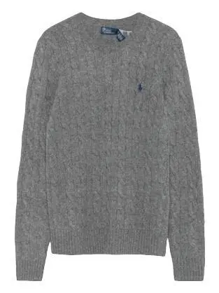 Polo Ralph Lauren Long Sleeve Collared Pullover - Battalion Grey Heather