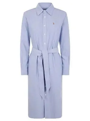 Polo Ralph Lauren Long Sleeve Day Dress - Blue