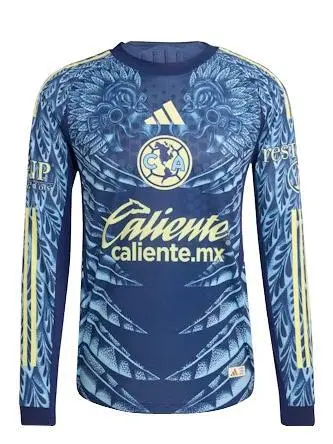 Adidas Club America 25/26 Long Sleeve Away Authentic Jersey - Team Navy Blue 2