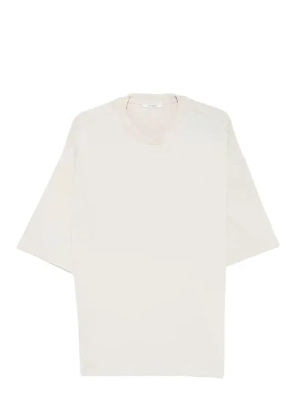 ENTIRE STUDIOS Short-sleeve Ribbed T-shirt - Neutrals