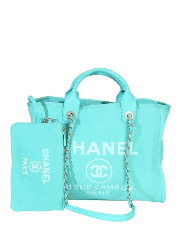 Chanel Deauville Tote - Blue