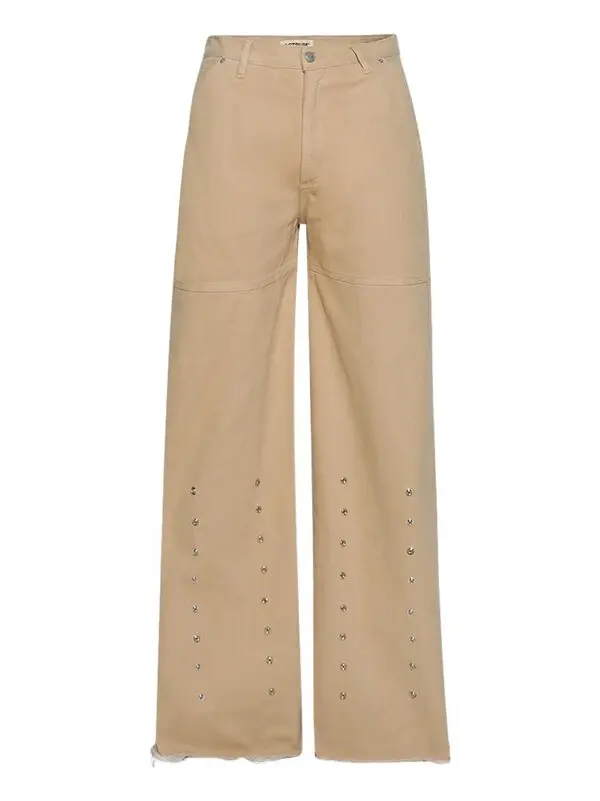 ASTRUM Rivet Wide Leg Pant - Tan