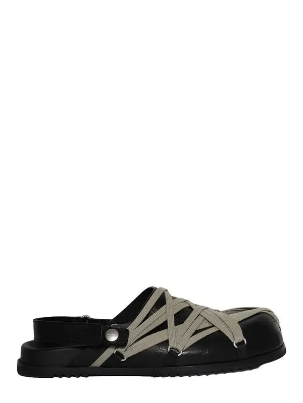Rick Owens Megalace Mule Granola - Black