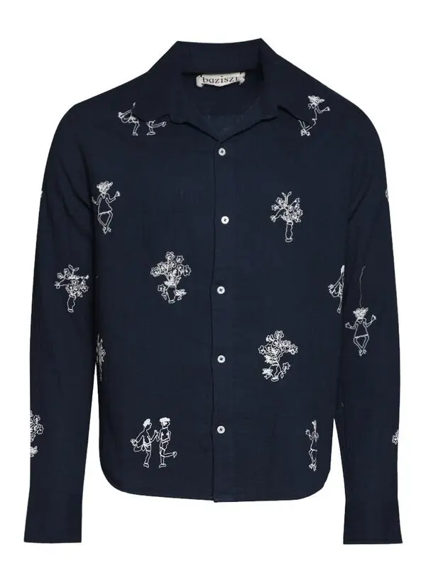 BAZISZT Riot Shirt - Navy