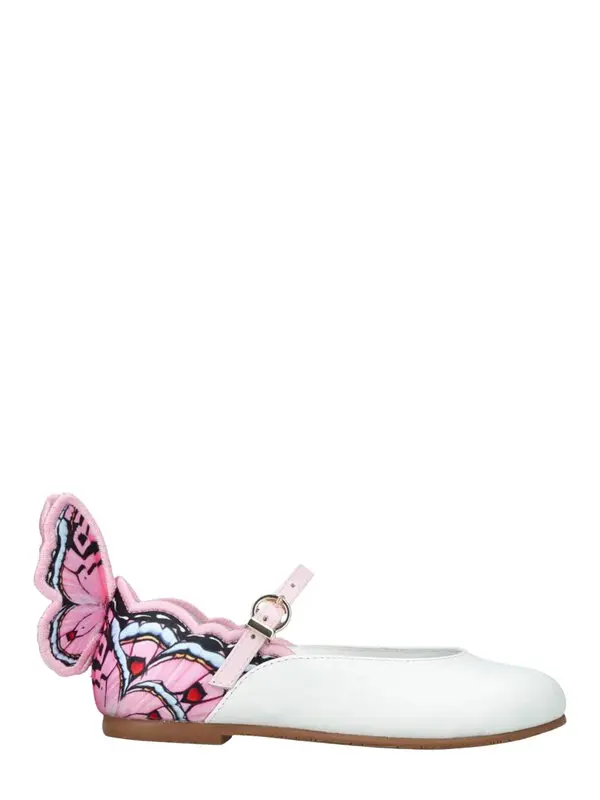 SOPHIA WEBSTER Embellished Chiara Ballet Flats - White