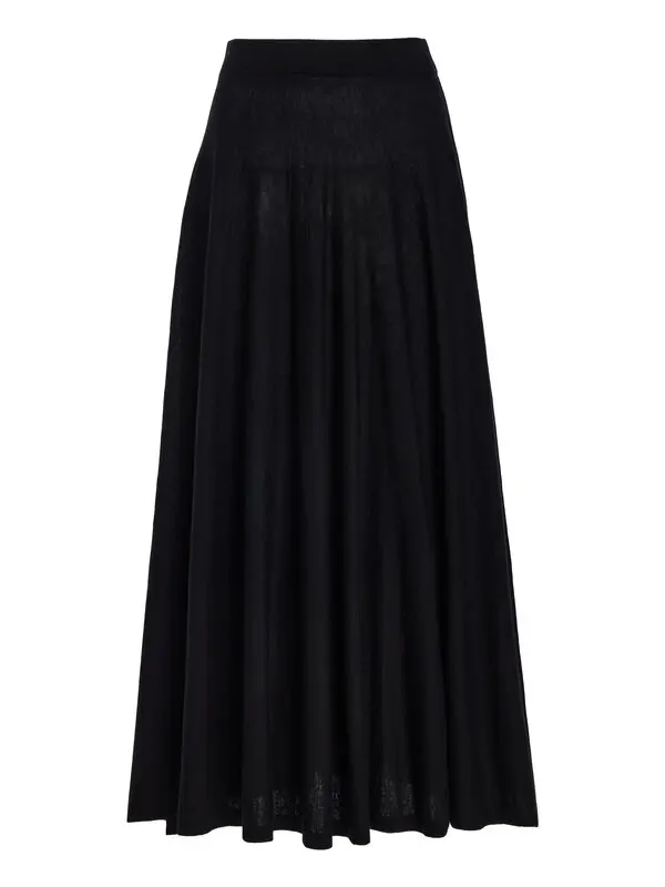 BY MALENE BIRGER Geri Wool-blend Maxi Skirt - Black