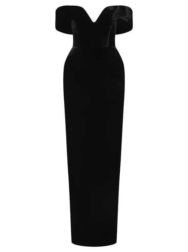 Rachel Gilbert Ryn Gown - Black